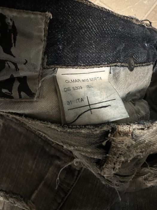 Rick Owens Rick Owens Acid Wash FW08 Banana Cut Denim | Grailed