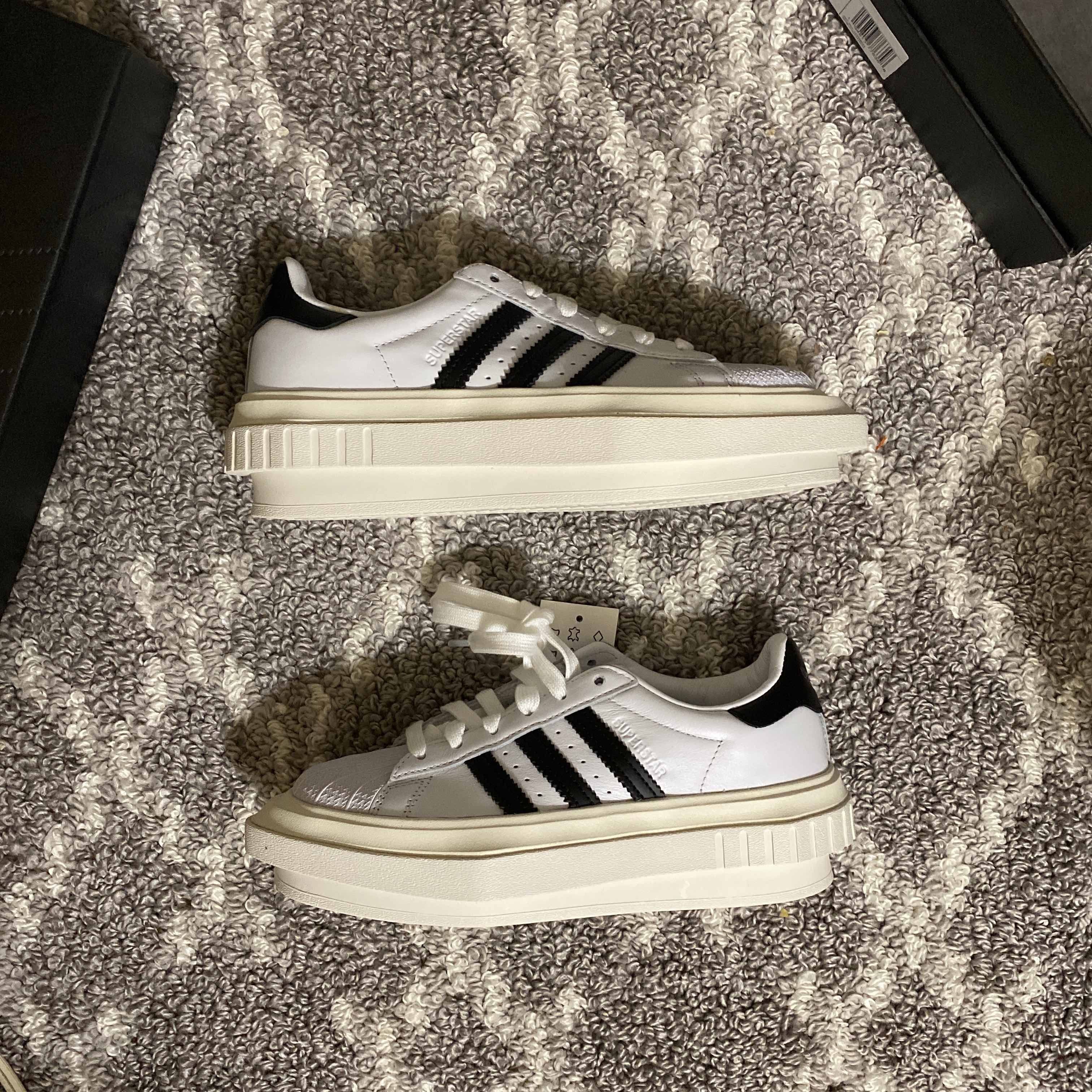 Adidas Ivy Park x adidas Superstar Platform Cloud White | Grailed