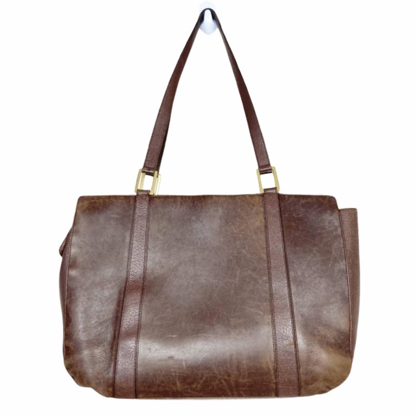 Coach Vintage coach brown leather shoulder bag | Grailed