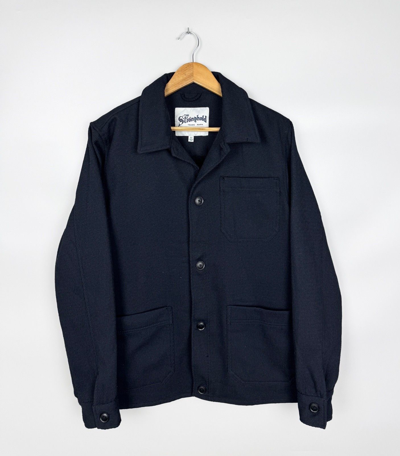 The Stronghold The Stronghold Los Angeles Chore Navy Blue Jacket | Grailed
