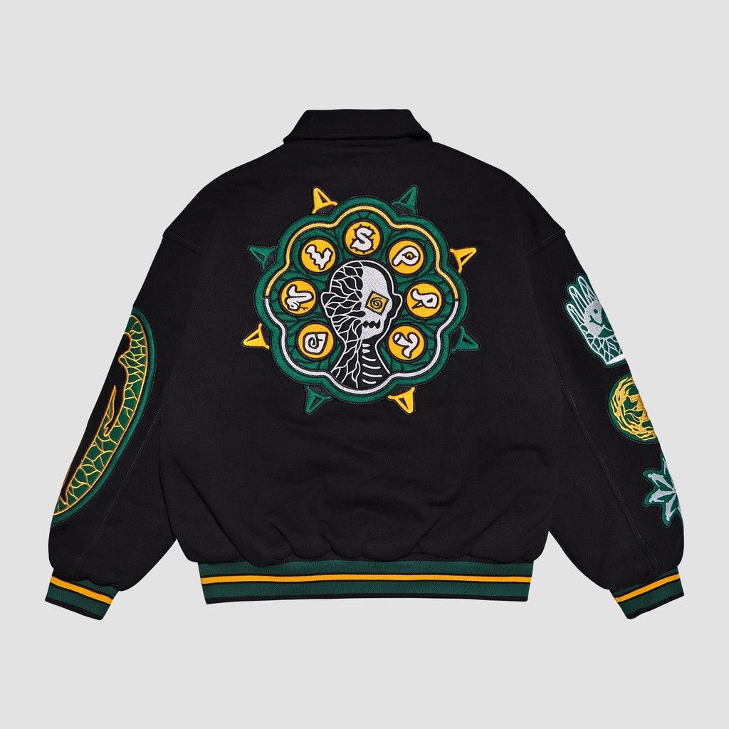 Varsity Jacket VARSITY JACKET - VOLCANT BLACK UNISEX | Grailed