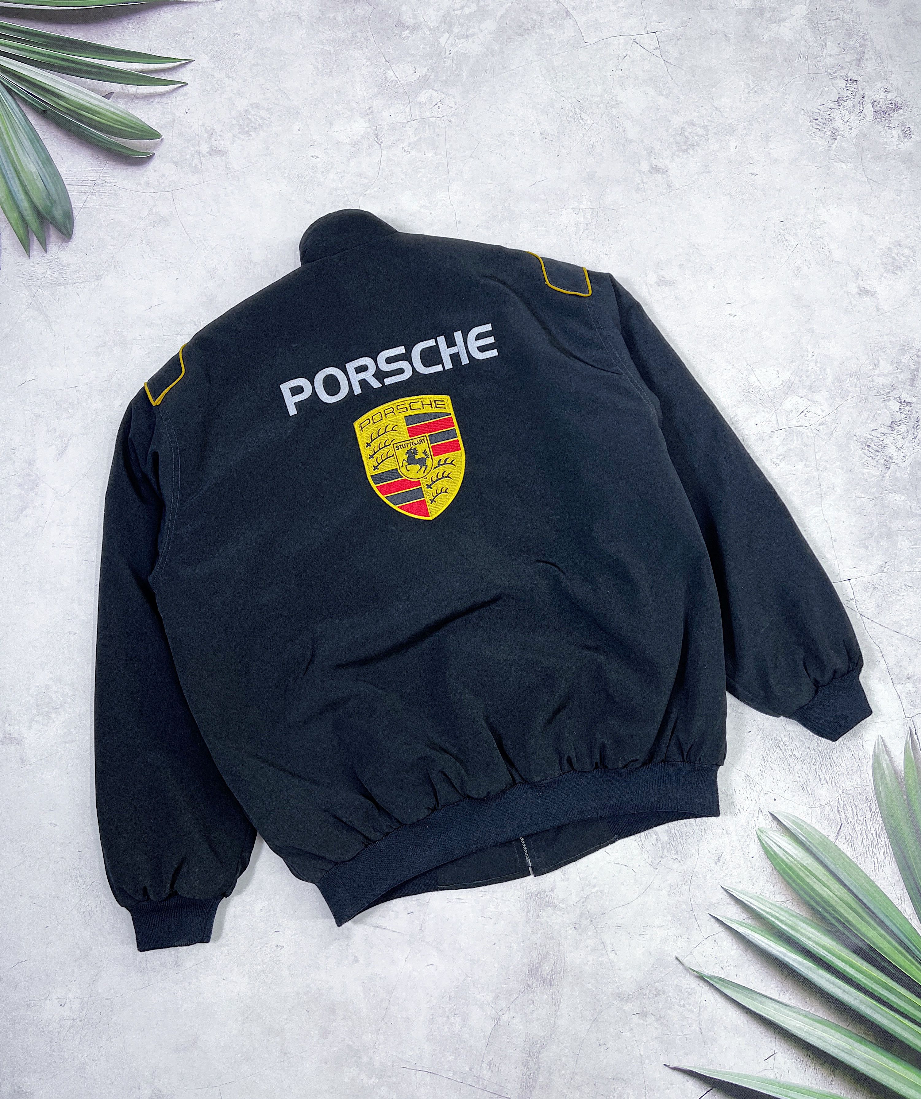 Porsche Design × Vintage Vintage Porsche Racing Jacket Big Embroided ...