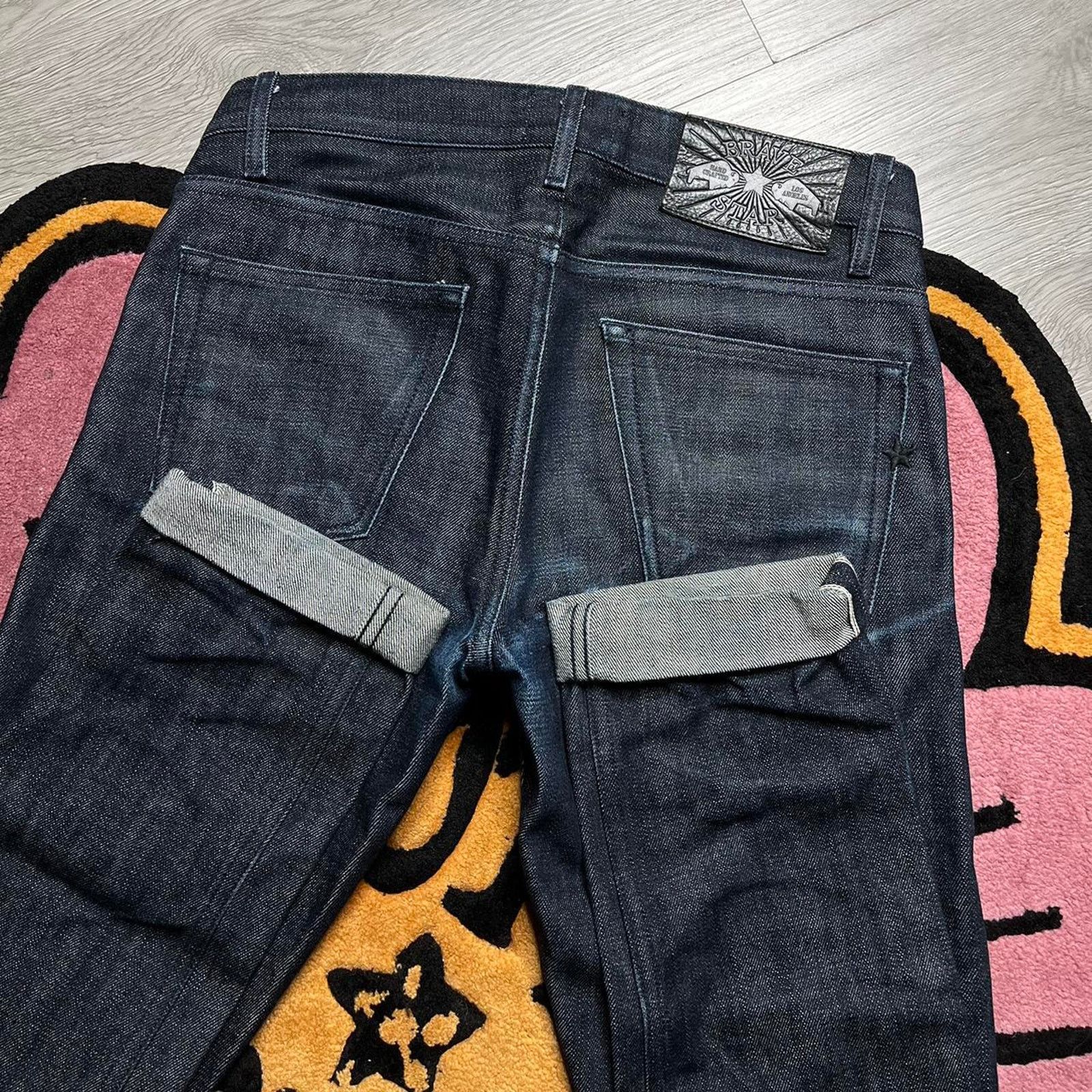 Brave Star Selvage Brave Star Button Fly USA Made Selvedge Denim Jeans ...