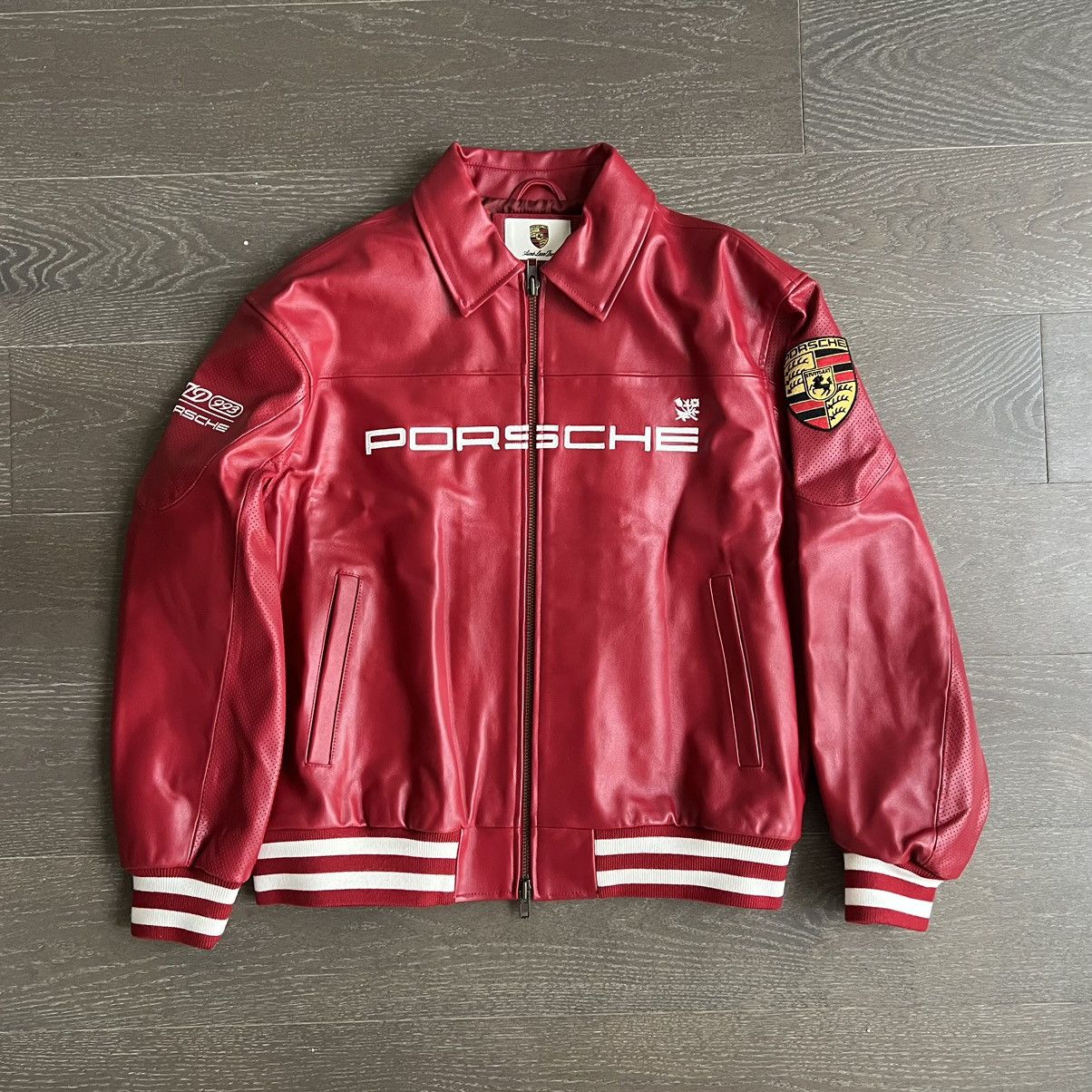 Aime Leon Dore × Porsche Design ALD Porsche Leather Club Jacket | Grailed