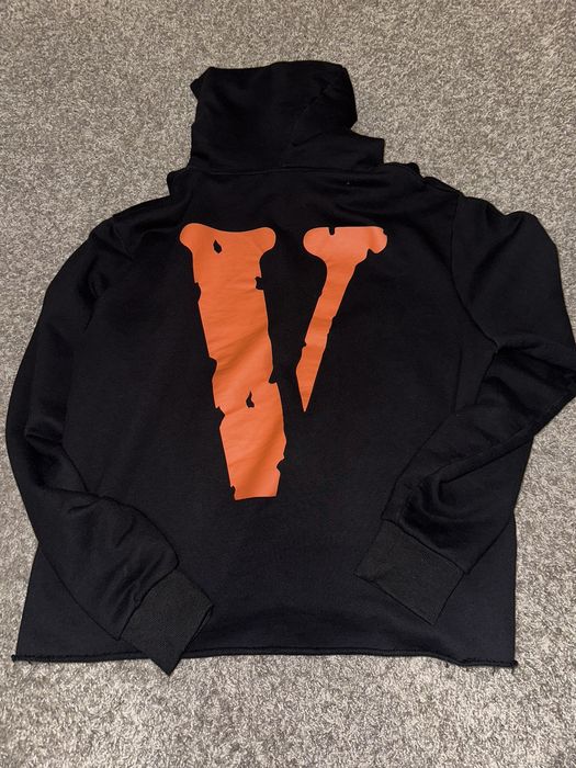 Vlone Friends orange vlone hoodie | Grailed