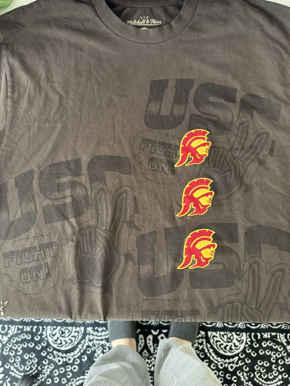 Travis Scott Cactus jack X M&N X USC SEAL TEE | Grailed