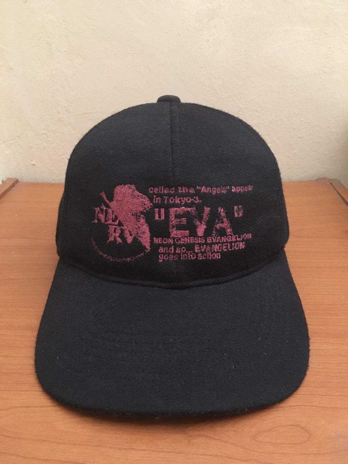 Anima × Vintage Vintage Nerv Evangelion Hat | Grailed