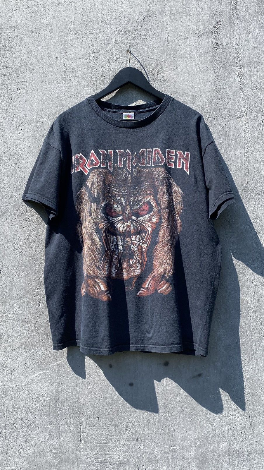 Band Tees × Iron Maiden × Vintage Vintage 2005 IRON MAIDEN TROOPER FACE ...