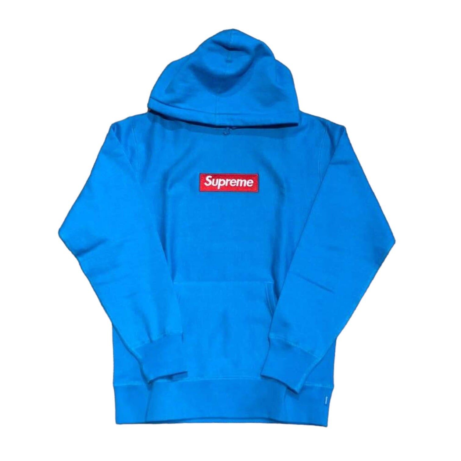 Supreme Box Logo Hoodie Blue 2009 | Grailed