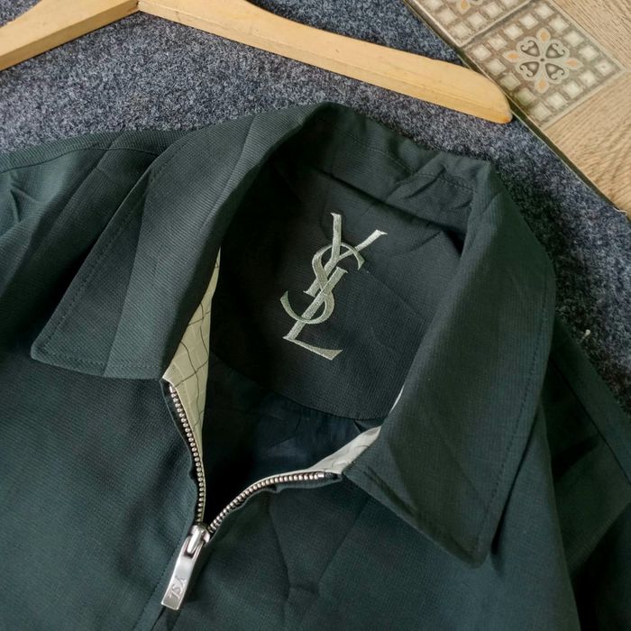 Vintage 💥dark green💥 yves Saint laurent jacket x ysl jacket | Grailed