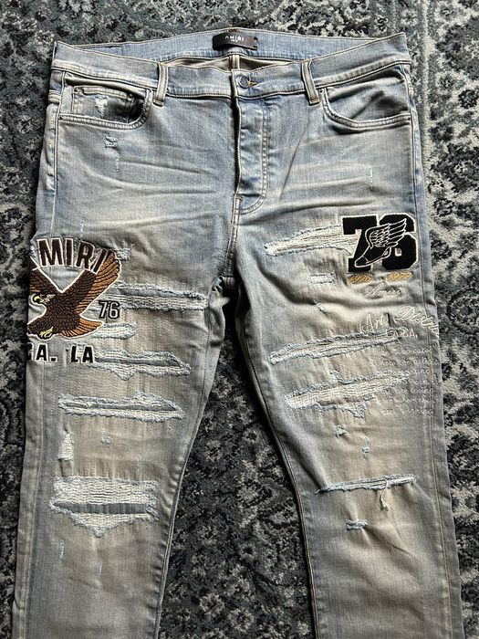 Amiri Eagle Patch Jean | Grailed