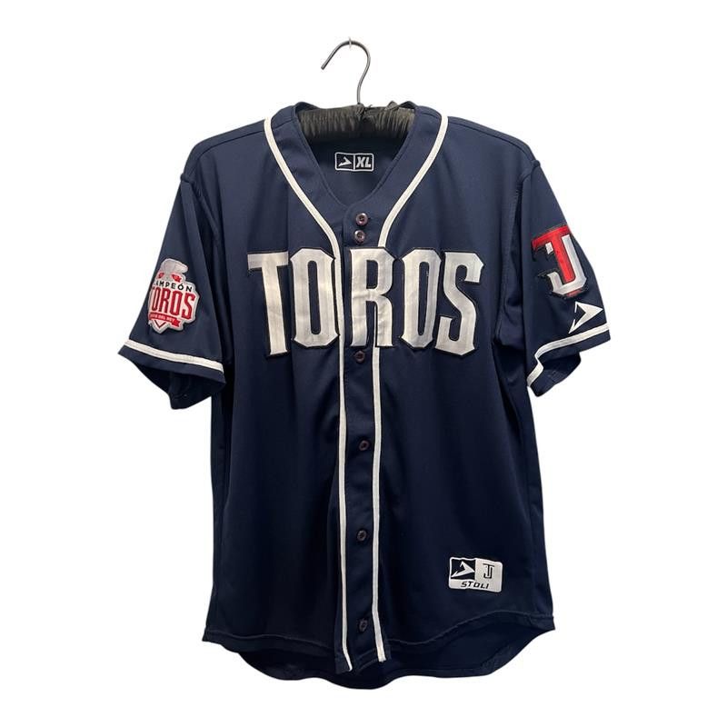 New Era Tijuana Toros Baseball Jersey XL – Blue, Campeon Patch | Grailed
