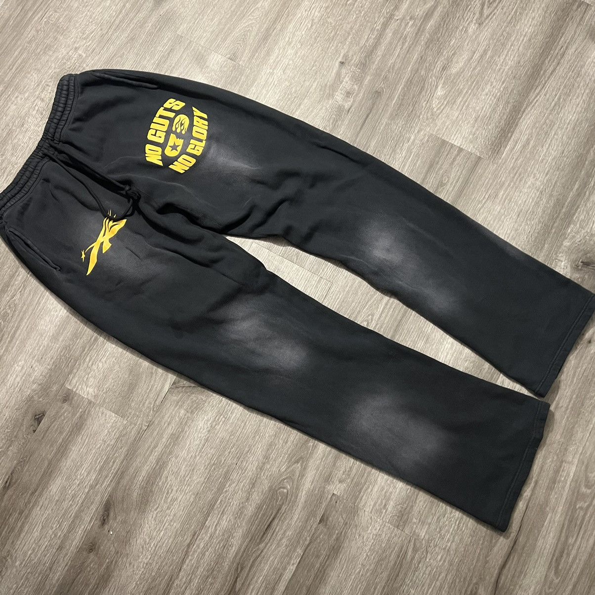 HELLSTAR Hellstar No Guts No Glory Flare Sweatpants | Grailed