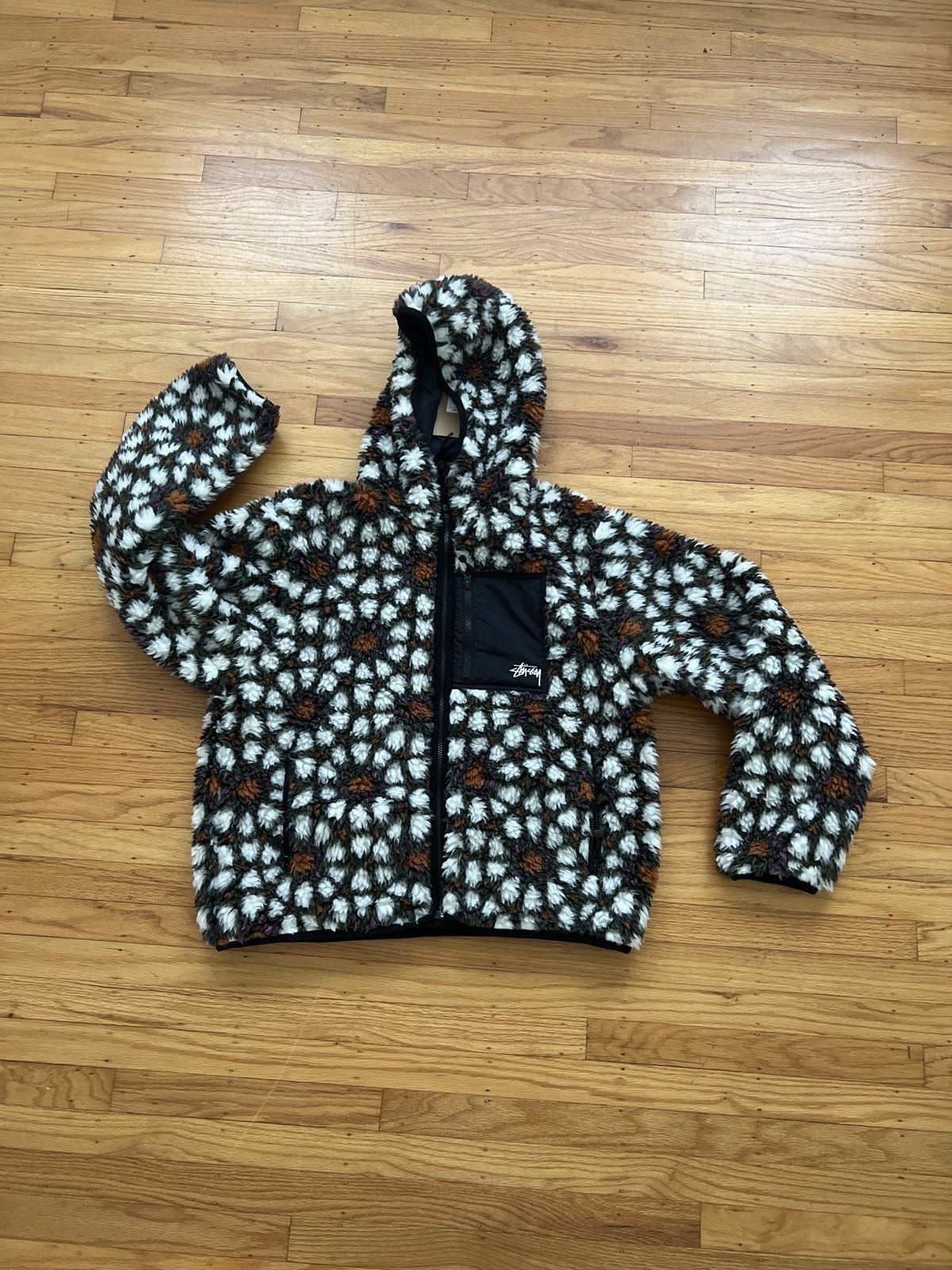 Stussy Stussy Pattern Sherpa Jacket | Grailed