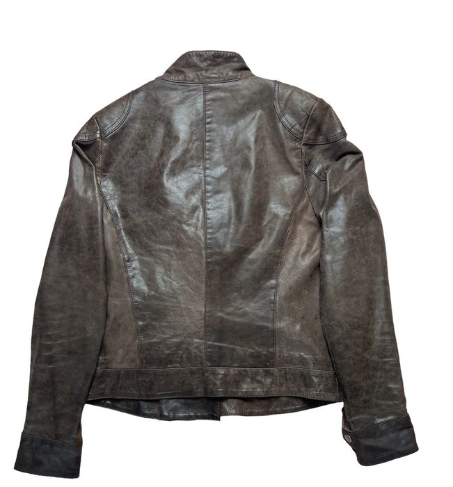 Leather Leather Jacket Amisu.Leather Vintage Jacket brown💥🔥 | Grailed