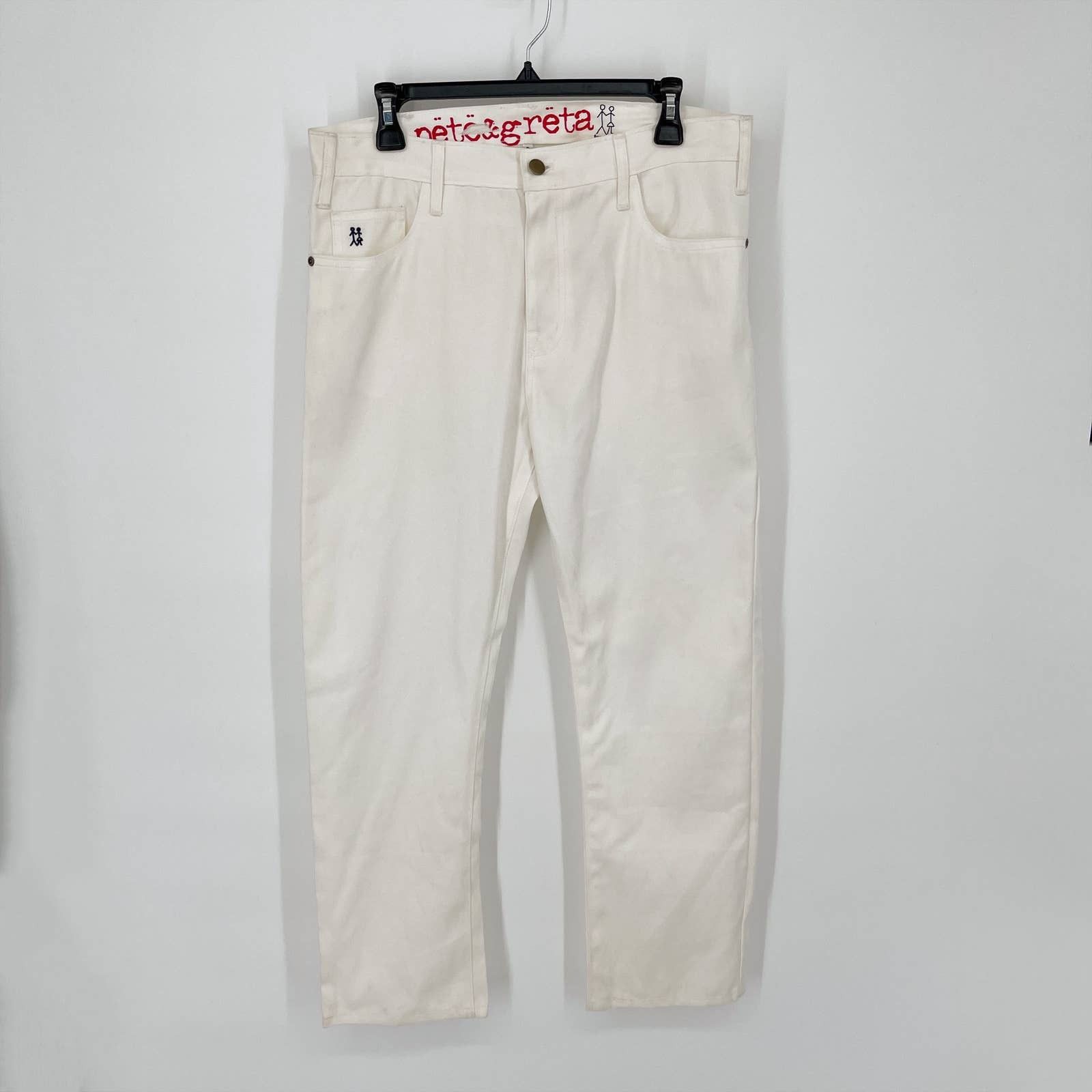 Johnny Was Pete & Greta by Johnny Was Cotton Jeans NEW Sz S Off White ...