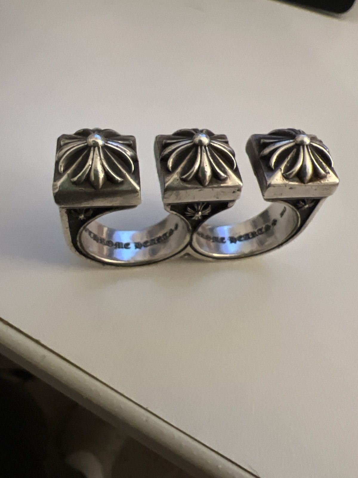 Chrome Hearts Chrome knuckles ring | Grailed