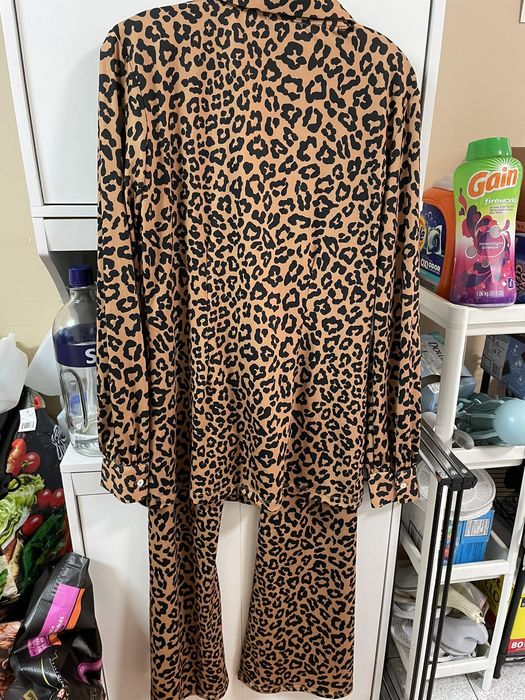 Beach Riot Beach Riot Natalie Leopard Pajama Set M | Grailed