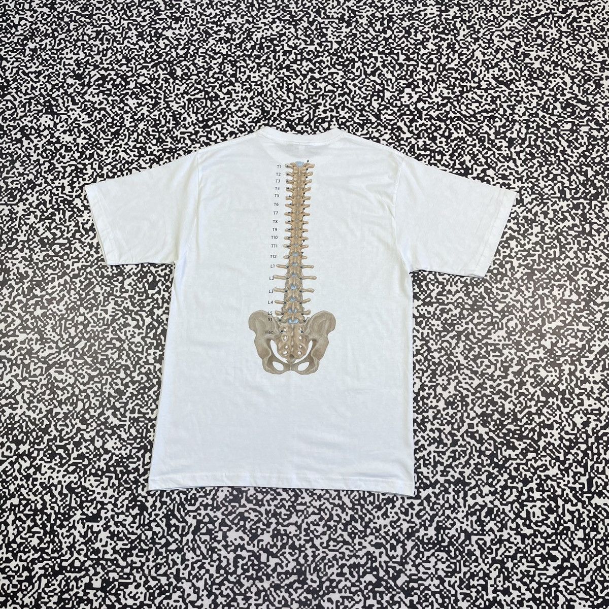 Art × Japanese Brand × Streetwear Vintage Y2K Japanese Skeleton Spine ...