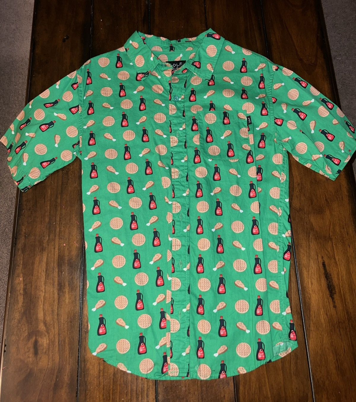 Golf Wang Golf Wang Button Up Chicken & Waffles | Grailed