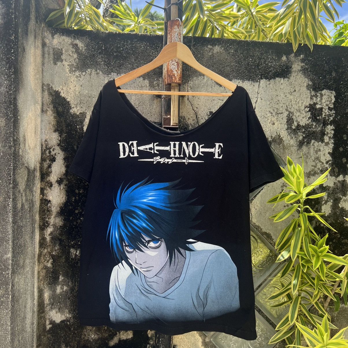 Anime “DEATHNOTE” BLACK TSHIRT | Grailed