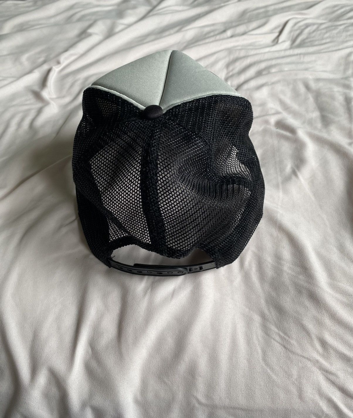 Streetwear × Vintage Open Bar Funeral Black Trucker Hat | Grailed