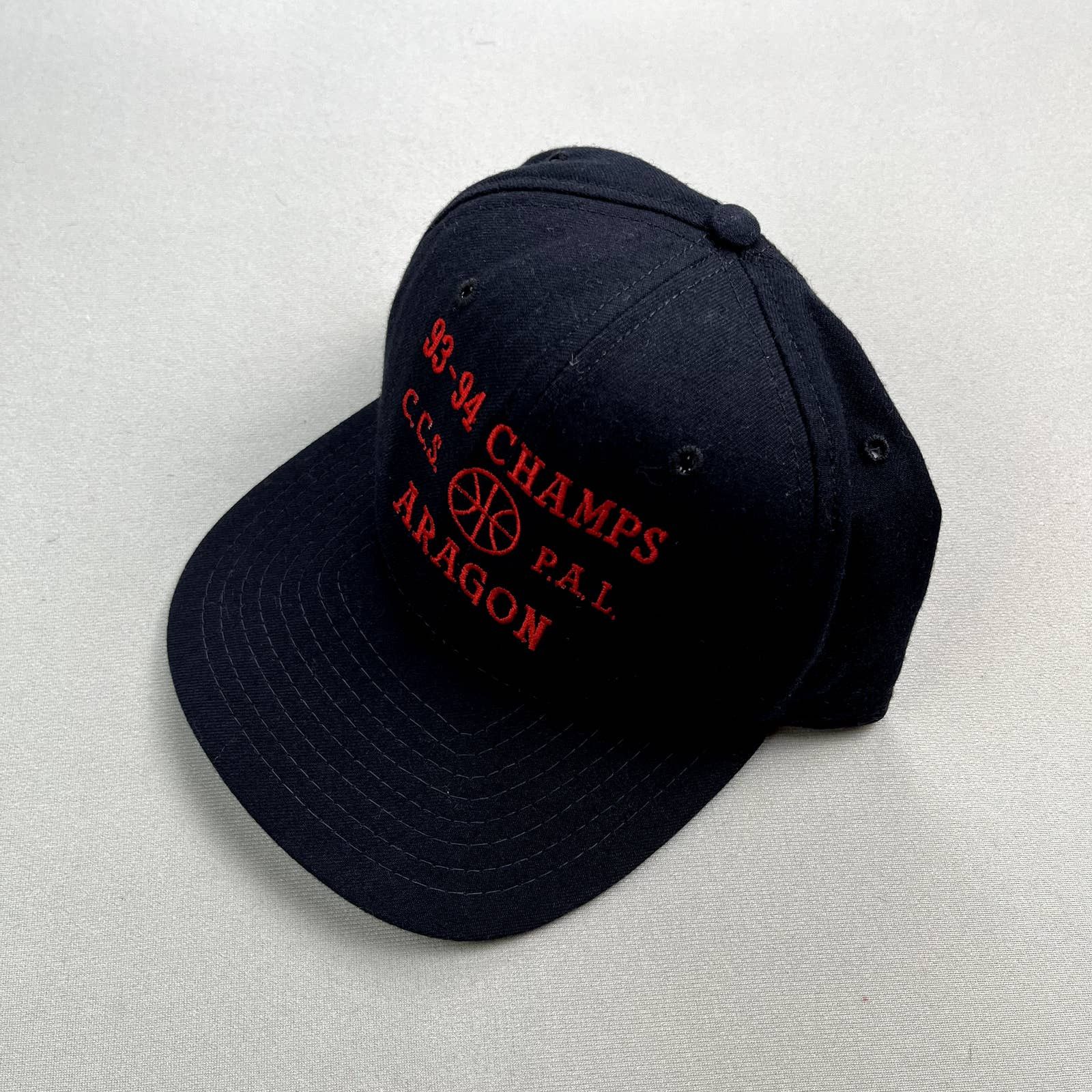 Vintage Vintage Basketball Hat Snapback Black New Era Hoops USA 90s ...