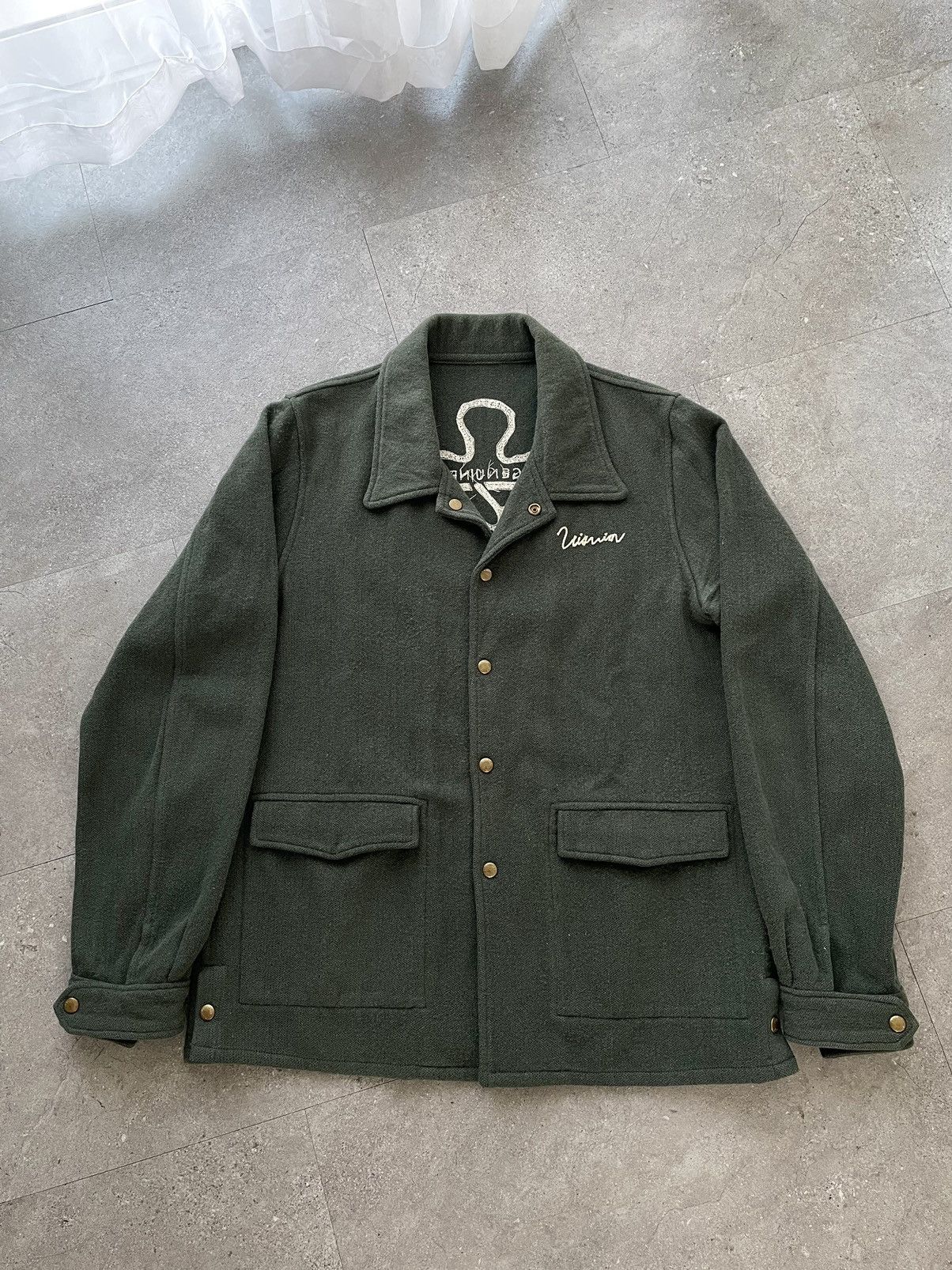 Visvim Visvim 16SS Hills Blouson Embroidery Wool ICT Jacket | Grailed