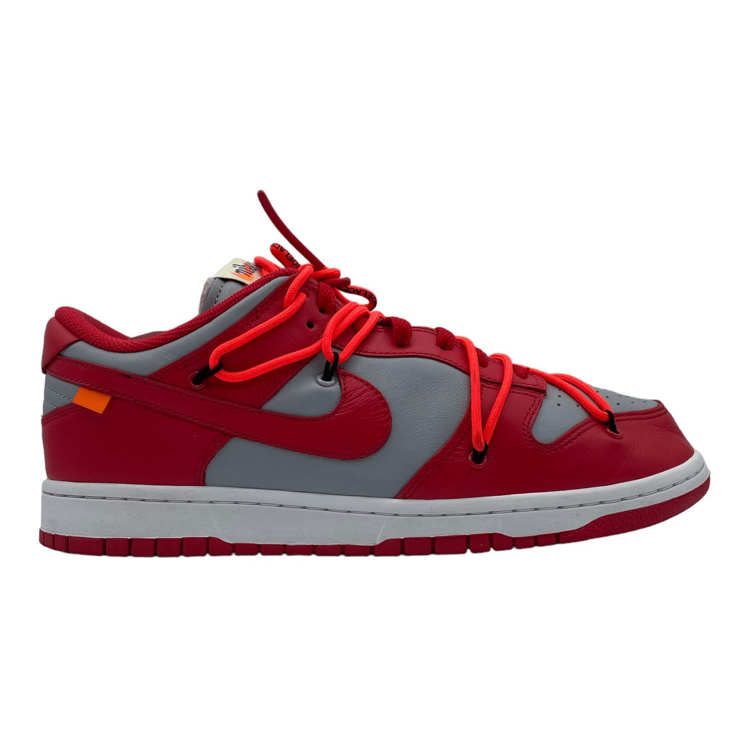 Nike Dunk Low Off-White University Red | Grailed