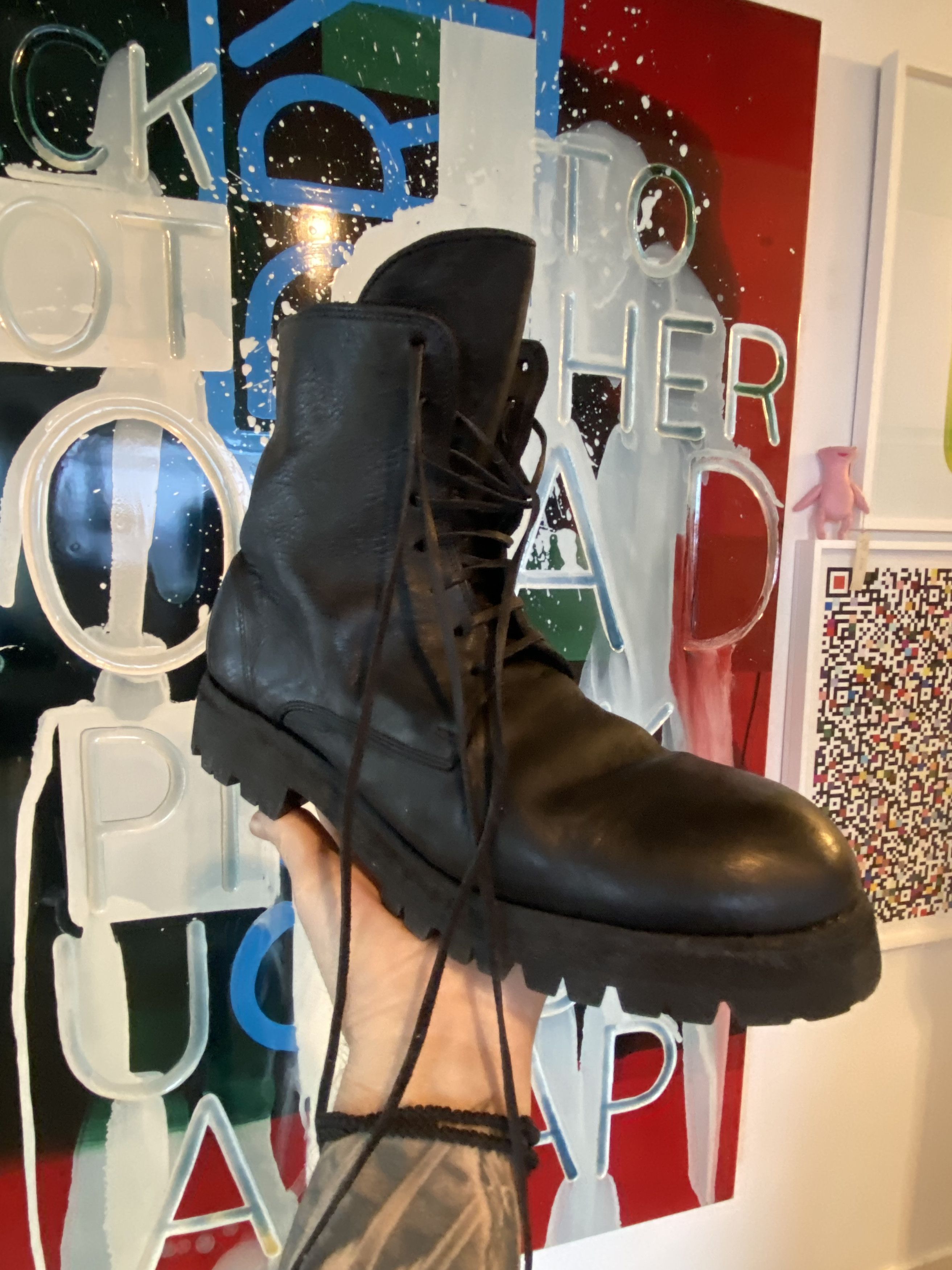 Guidi 795V Lace Up Boot With Vibram Sole, black, horse leather | Grailed