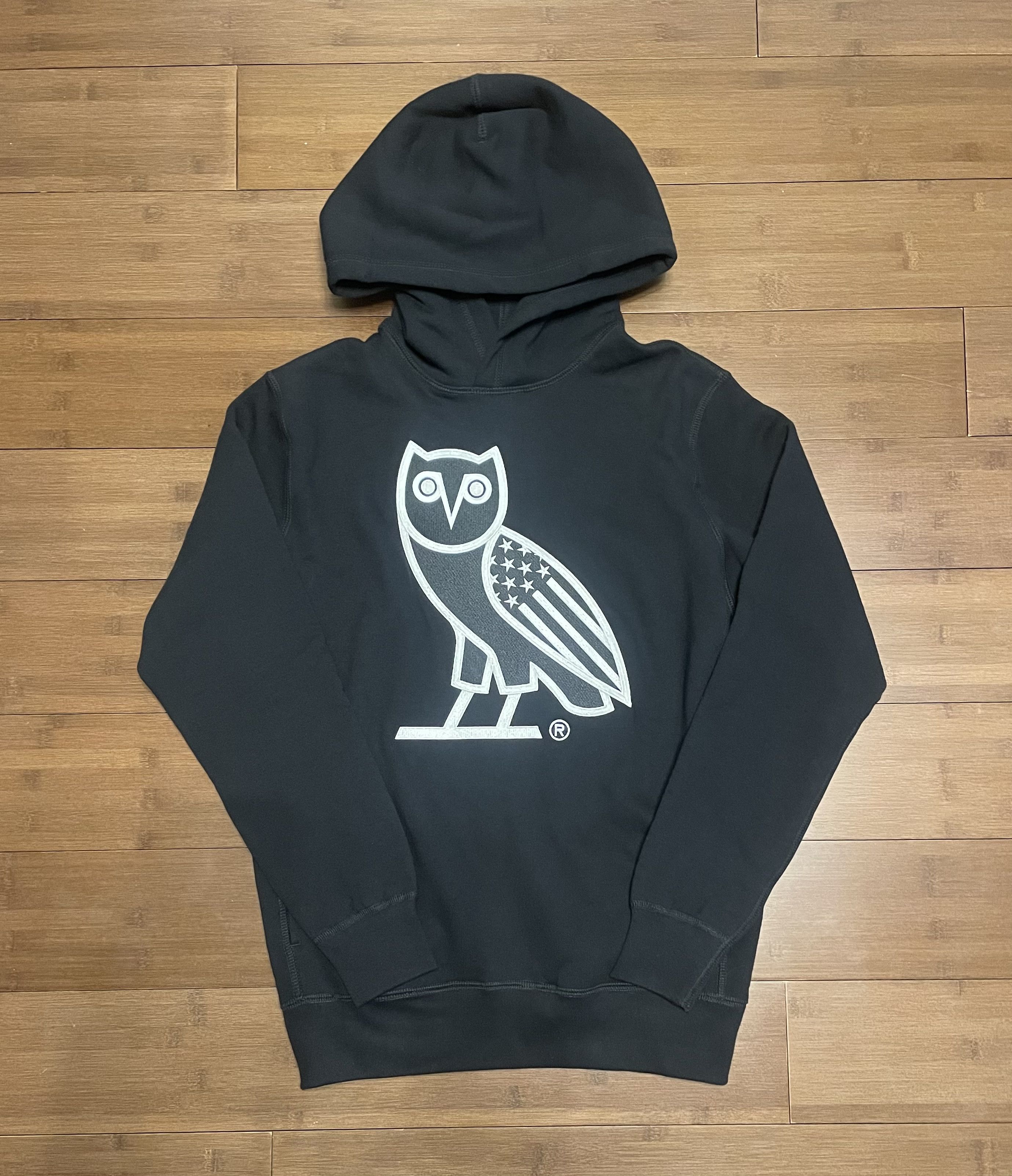 Octobers Very Own OVO USA FLAG OG OWL HOODIE CHICAGO FLAGSHIP EXCLUSIVE ...