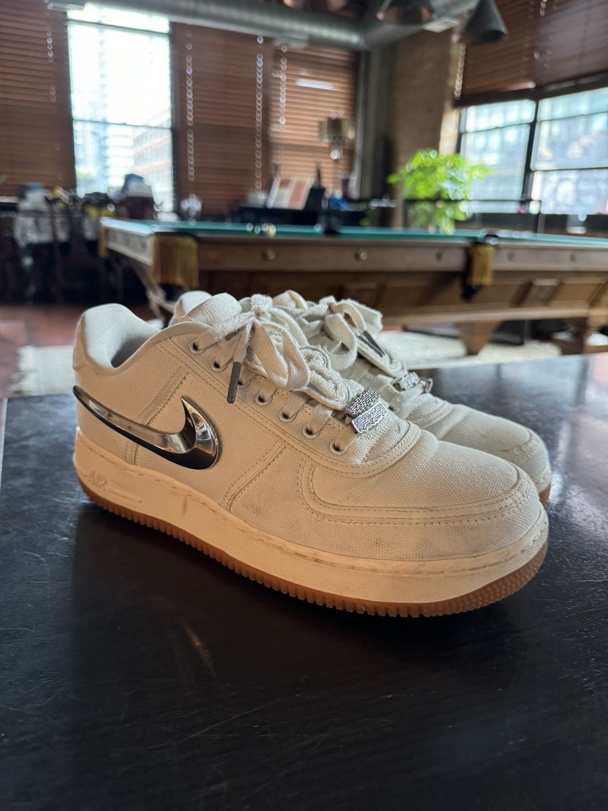 Nike × Travis Scott Travis Scott Air Force One Sail | Grailed