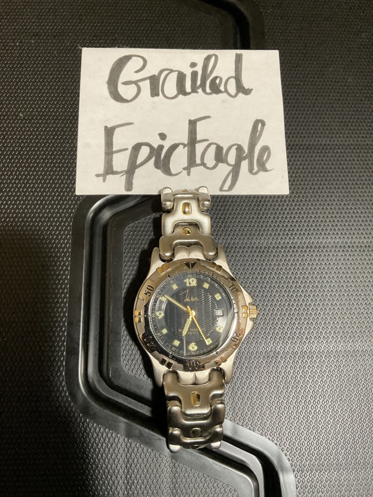 John Weitz × Luxury × Vintage John Weitz Vintage Date Quartz Watch ...