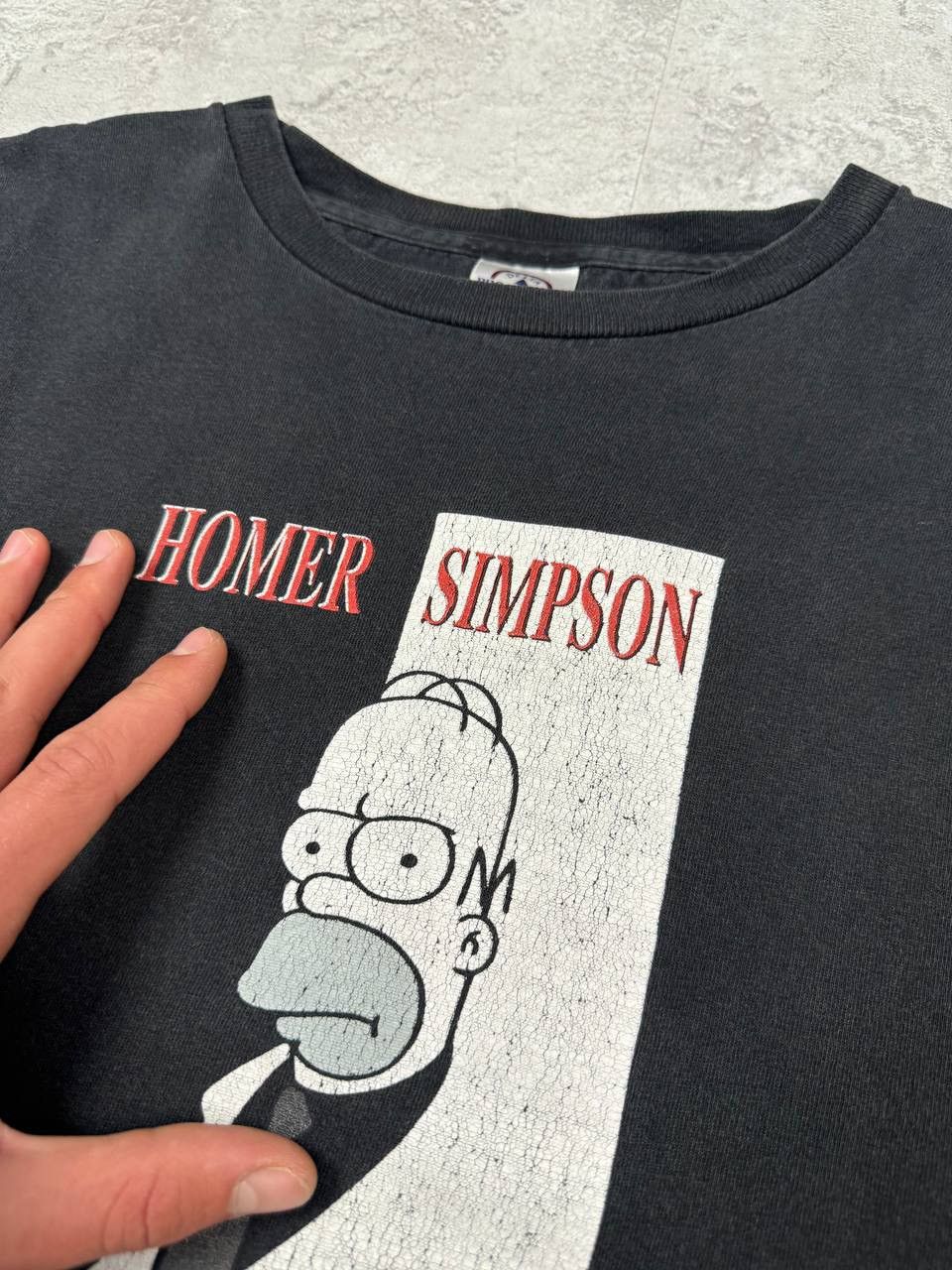 Vintage Vintage Homer Simpson Scarface T-Shirt Size L | Grailed