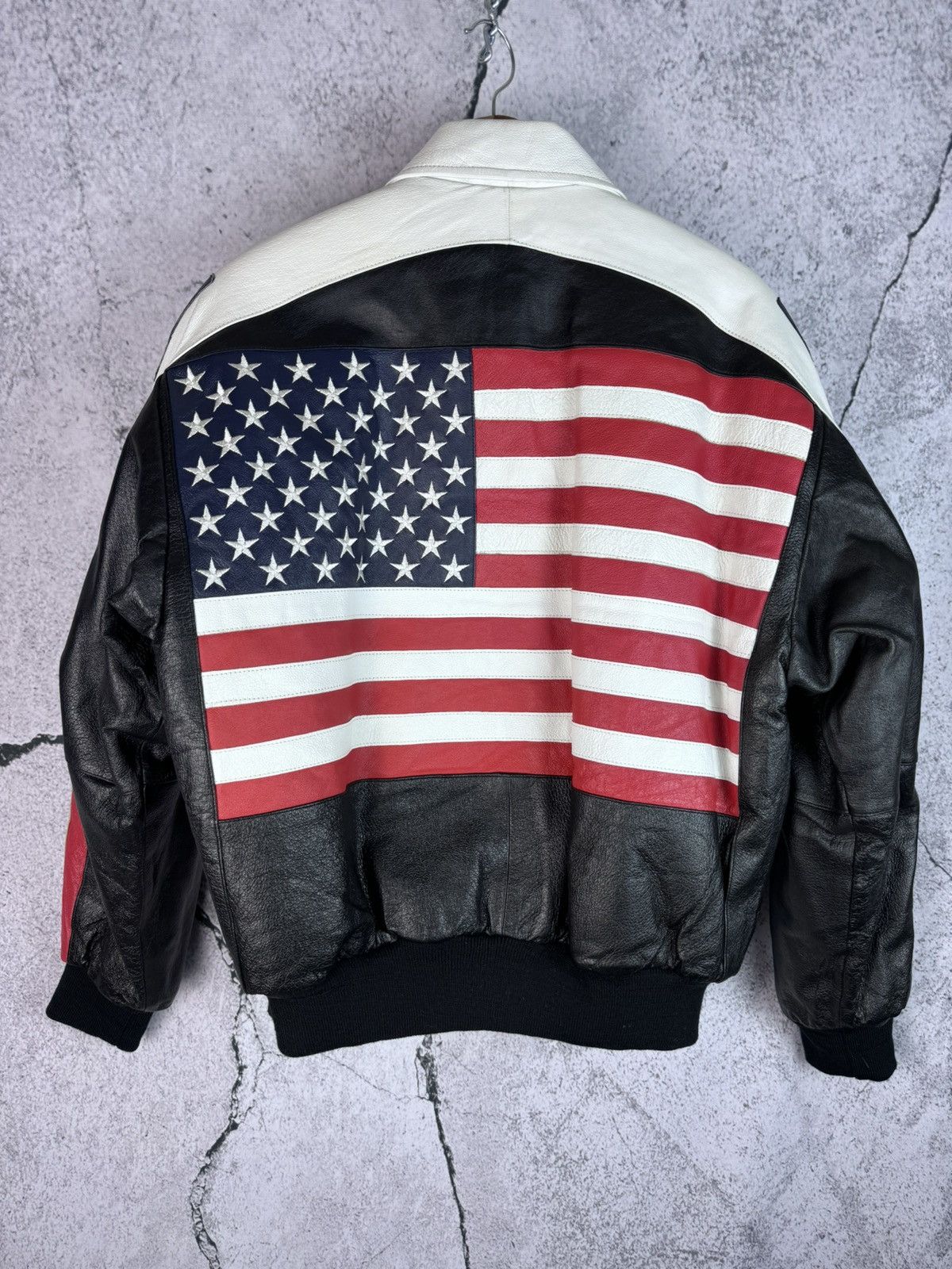 Made In Usa × Usa Olympics USA Michael Hoban USA Flag Genuine Leather ...