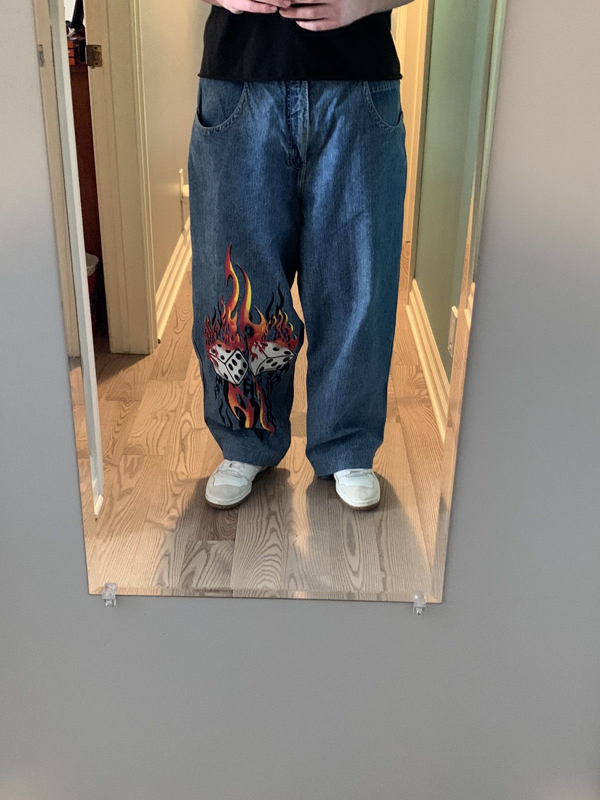 Vintage Jnco Flaming Dice Grailed