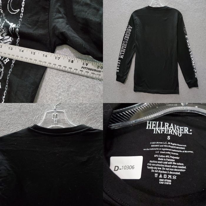 Vintage Hell Raiser Inferno Women Top Small Black T-Shirt Logo Welcome ...