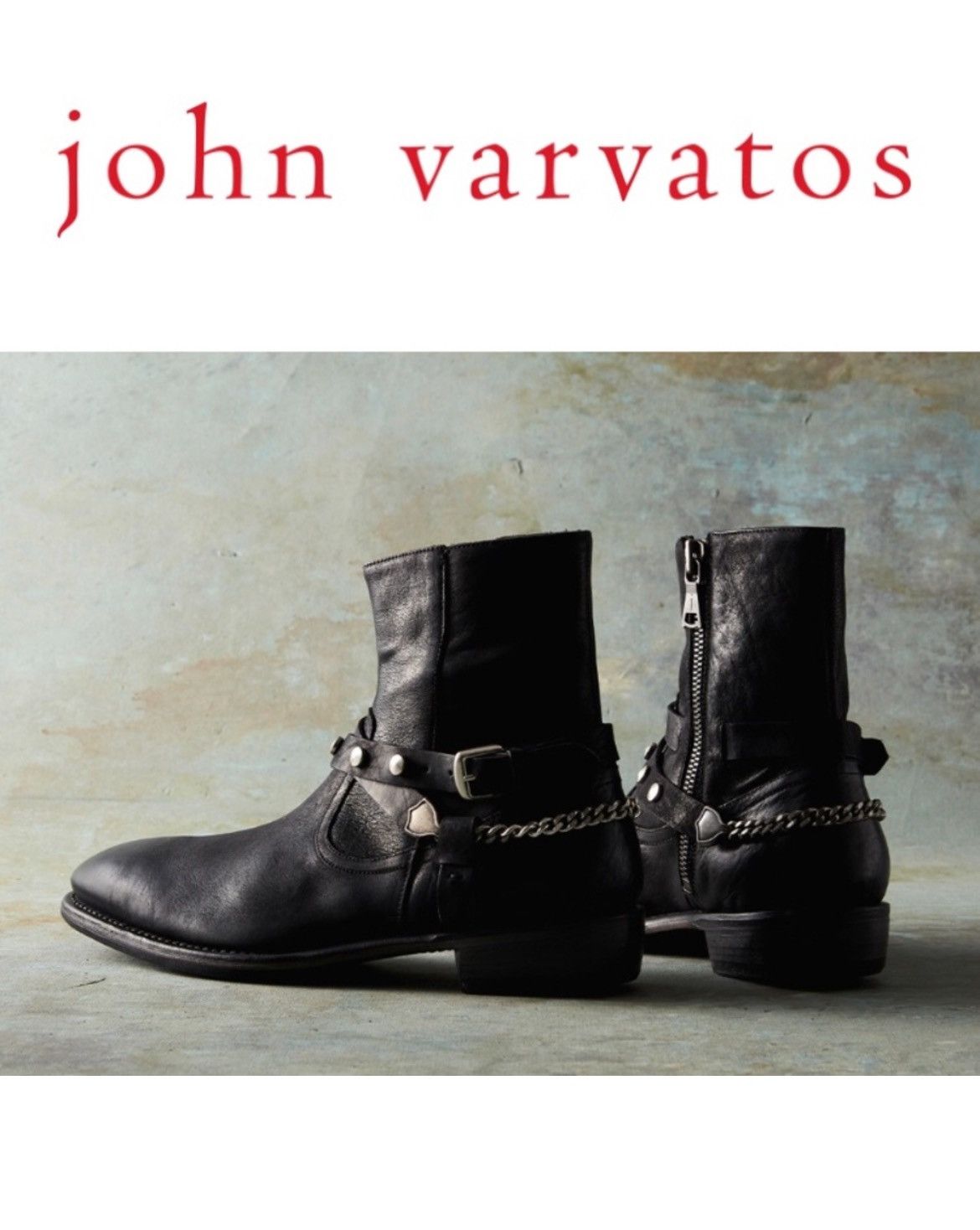 John Varvatos Heritage double belt zip boot. 8.5 | Grailed