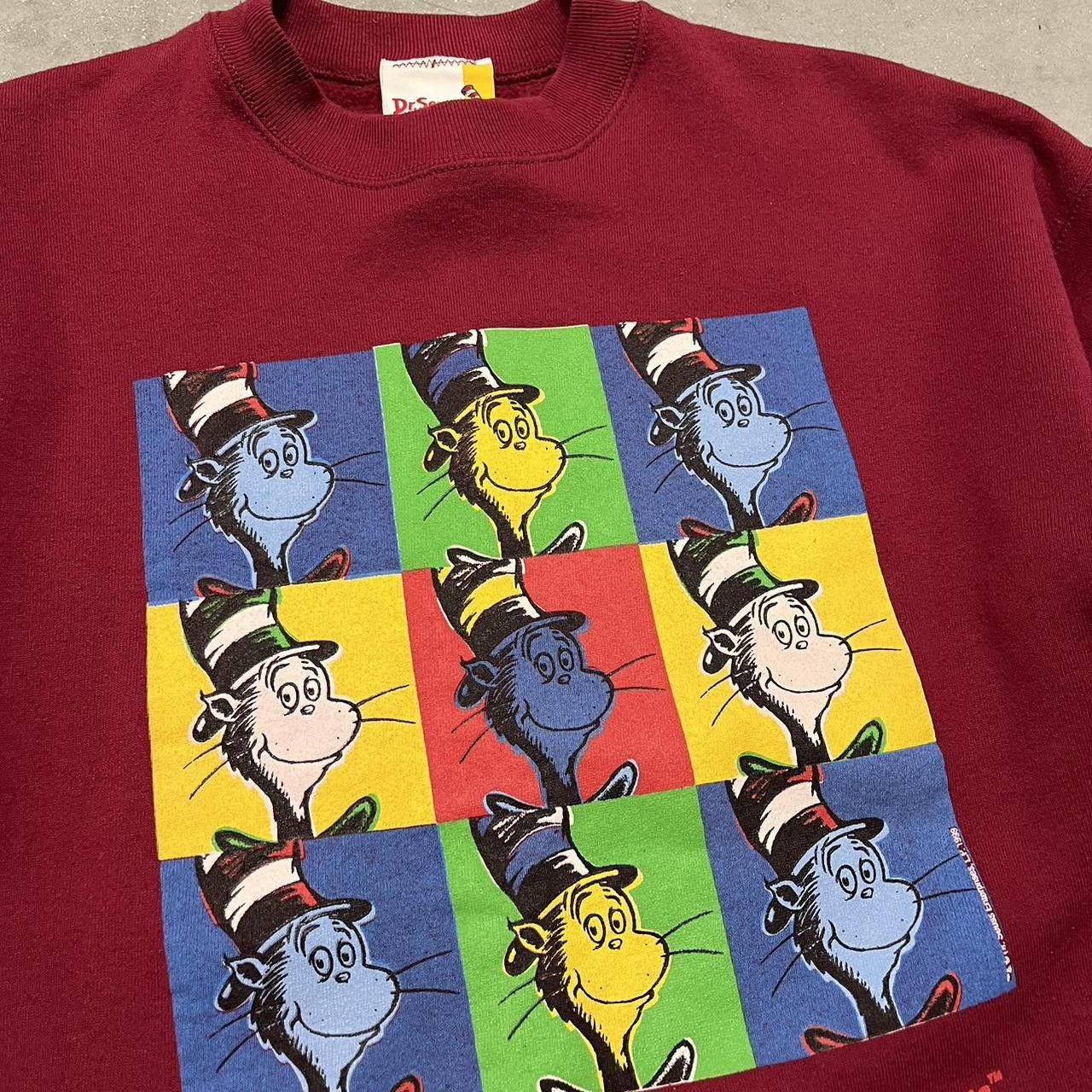 Vintage Vintage 1999 Dr Seuss Andy Warhol Portrait Sweater | Grailed
