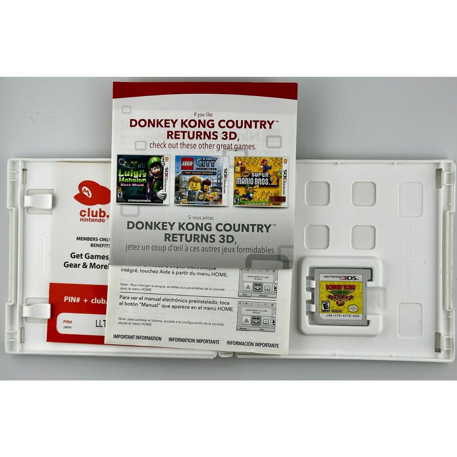 Nintendo Donkey Kong Country Returns Nintendo 3DS 2013 CIB Complete | Grailed