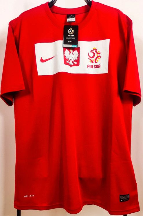 Nike × Soccer Jersey × Vintage BNWT Poland NT UEFA Euro 2012 Away Nike ...