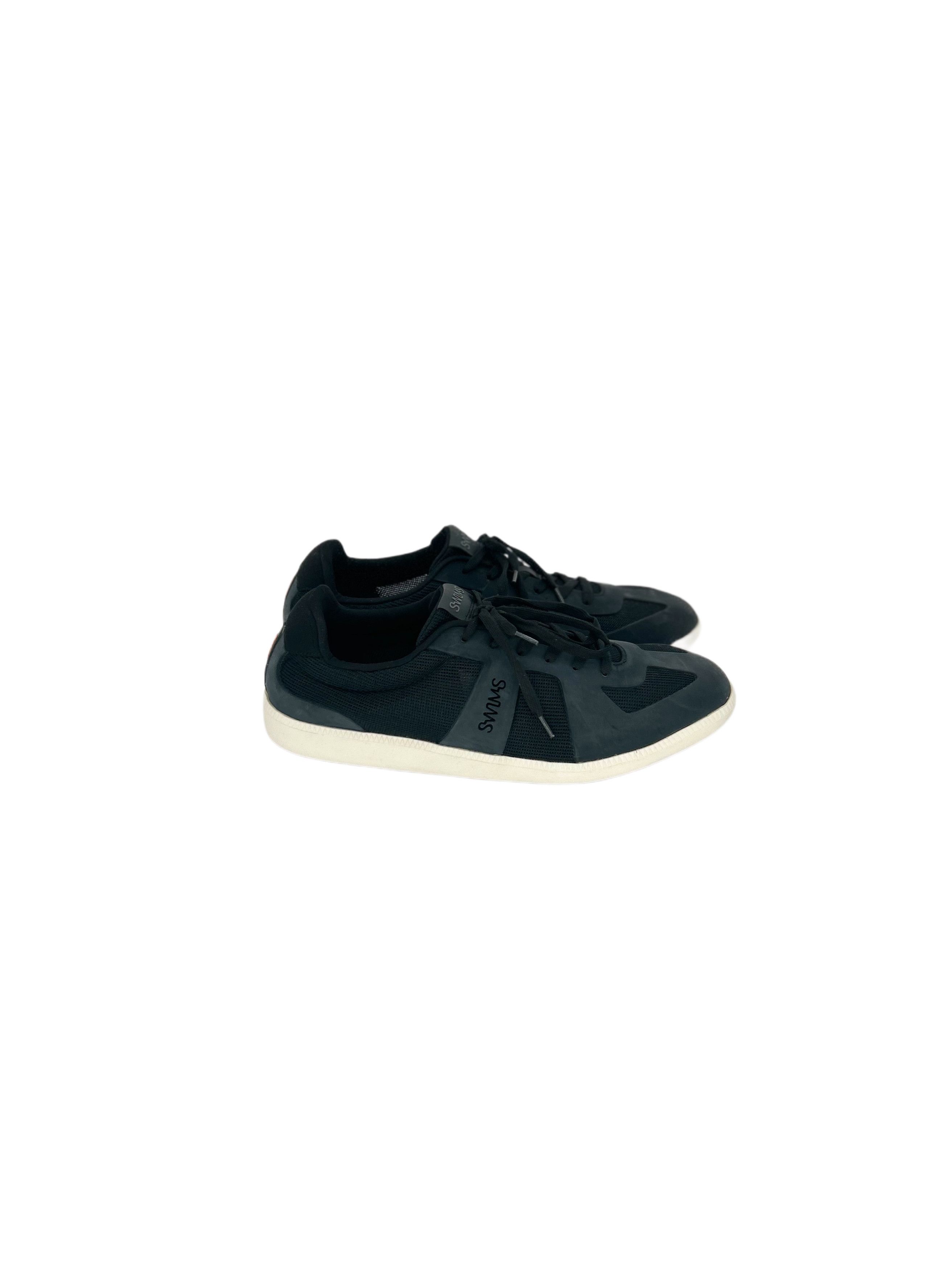 Swims Black Luca Mesh Low Trainers Sneakers | Grailed