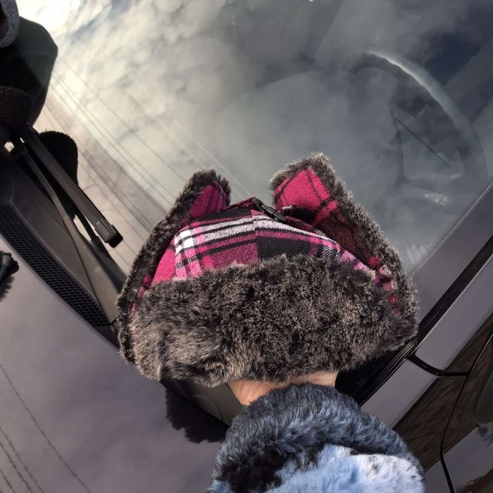 Japanese Brand Rare Black Y2K Pink Ushanka Hat Mohair | Grailed