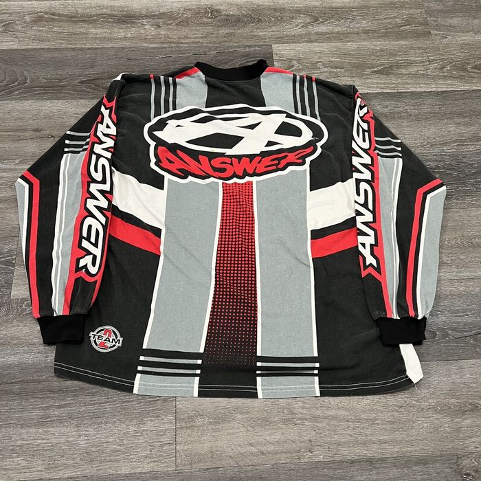 Vintage Rare Vintage 90s Answer Racing motocross AOP longsleeve | Grailed