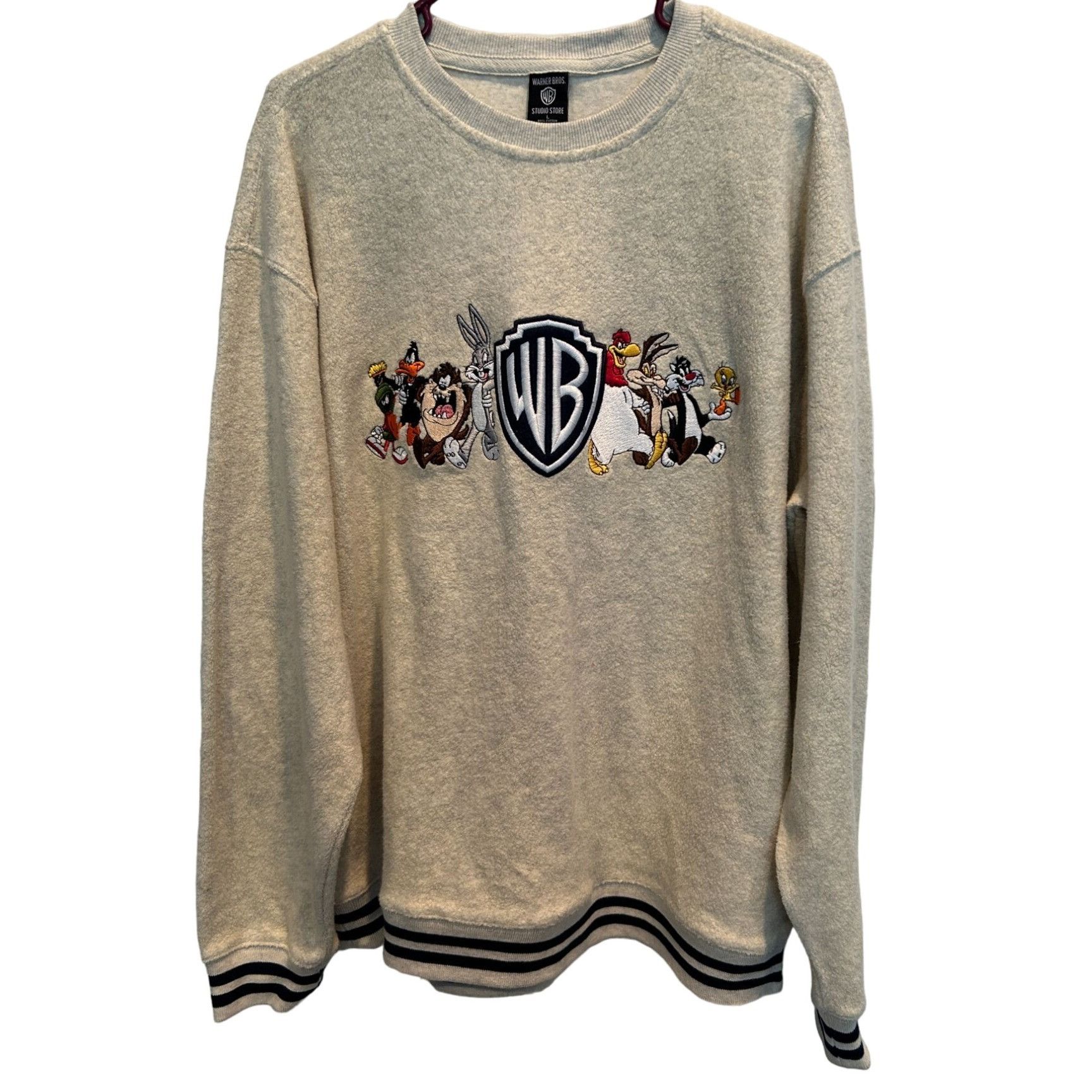 Warner Bros Vintage 1998 Warner Brothers Studio Store Sweatshirt Large ...
