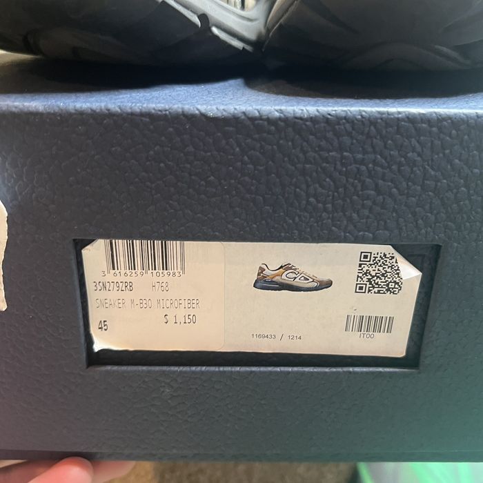 Dior B30 reflective sneaker ‘brown beige orange’ Sz- 12M/45EU | Grailed