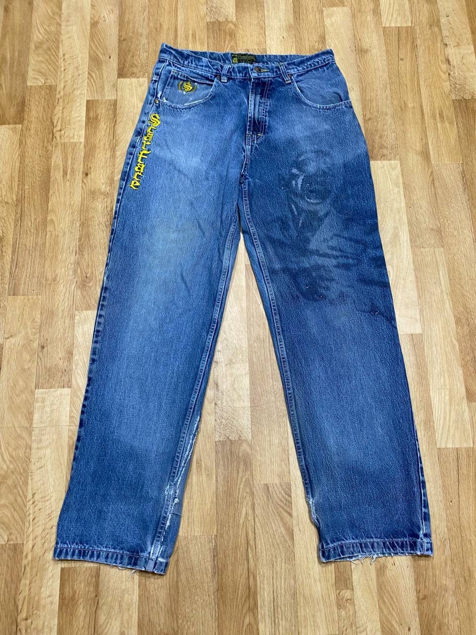 Vintage Vintage Rare ScarFace Jeans Blue Color AvantGarde Streetwear ...