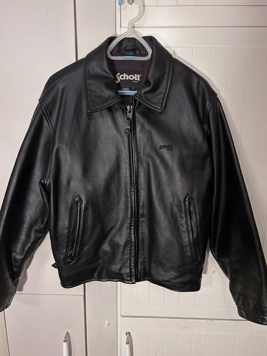 Vintage Schott 90s leather jacket | Grailed