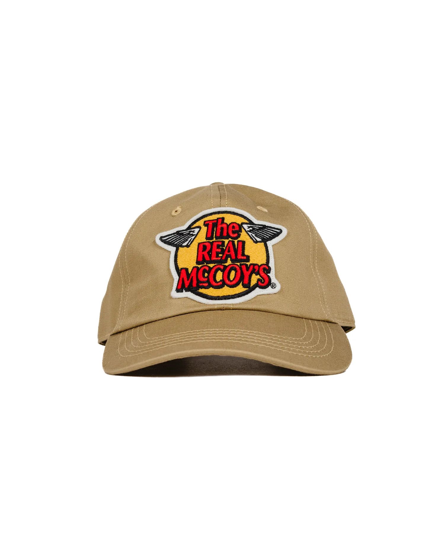 The Real McCoy's Real Mccoy's Logo Baseball Cap Khaki | Grailed