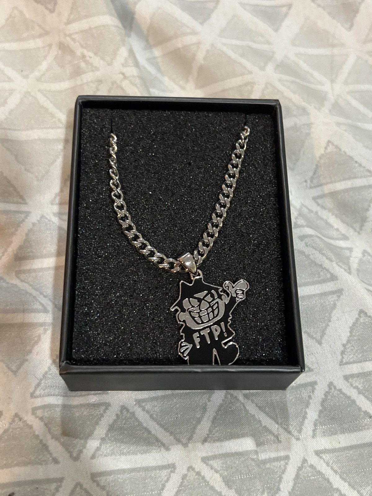 Fuck The Population FTP Boris Chain | Grailed